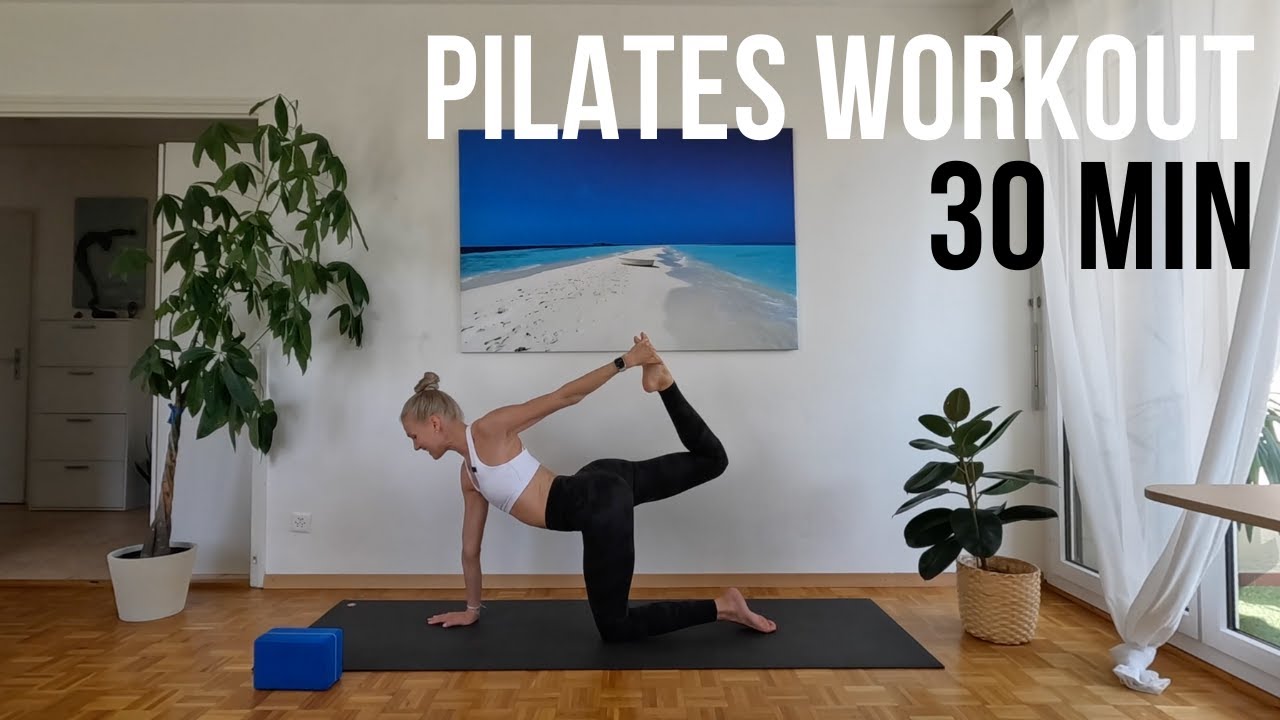 30 MIN PILATES WORKOUT - FULL BODY | YOGA BLOCK - YouTube