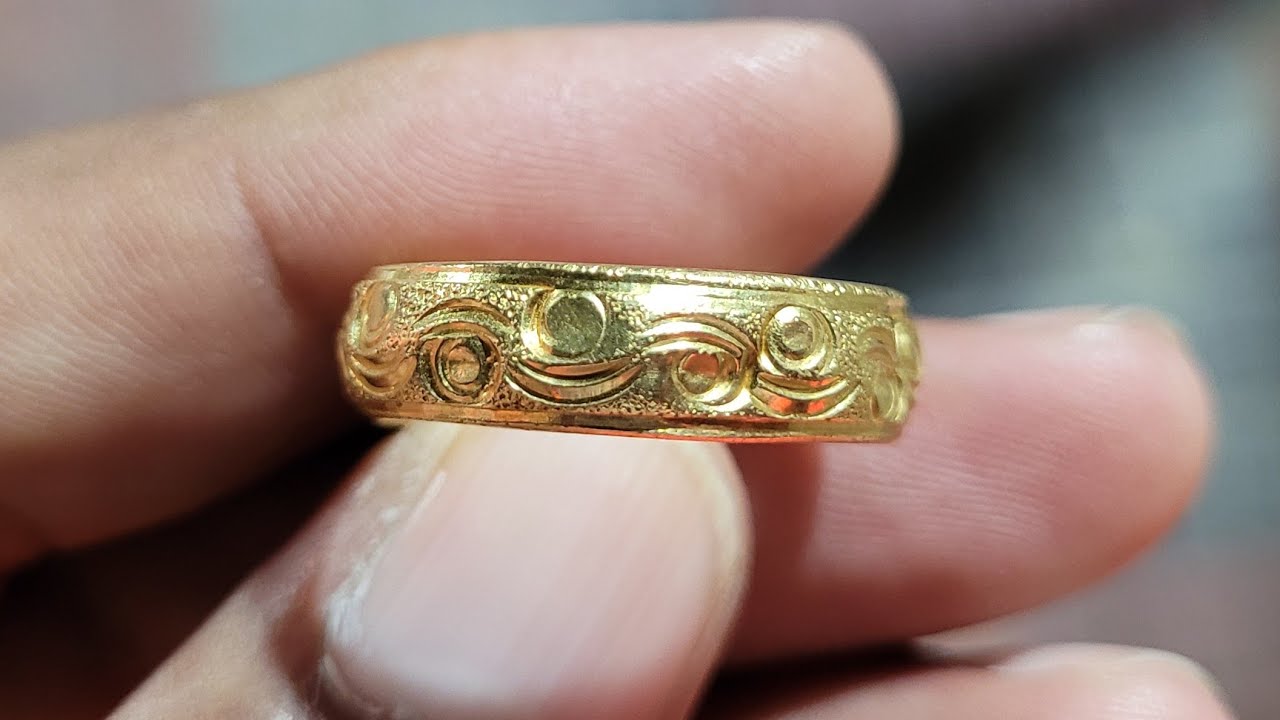 3 Grams Gold Ring 916 Gold Ring - YouTube