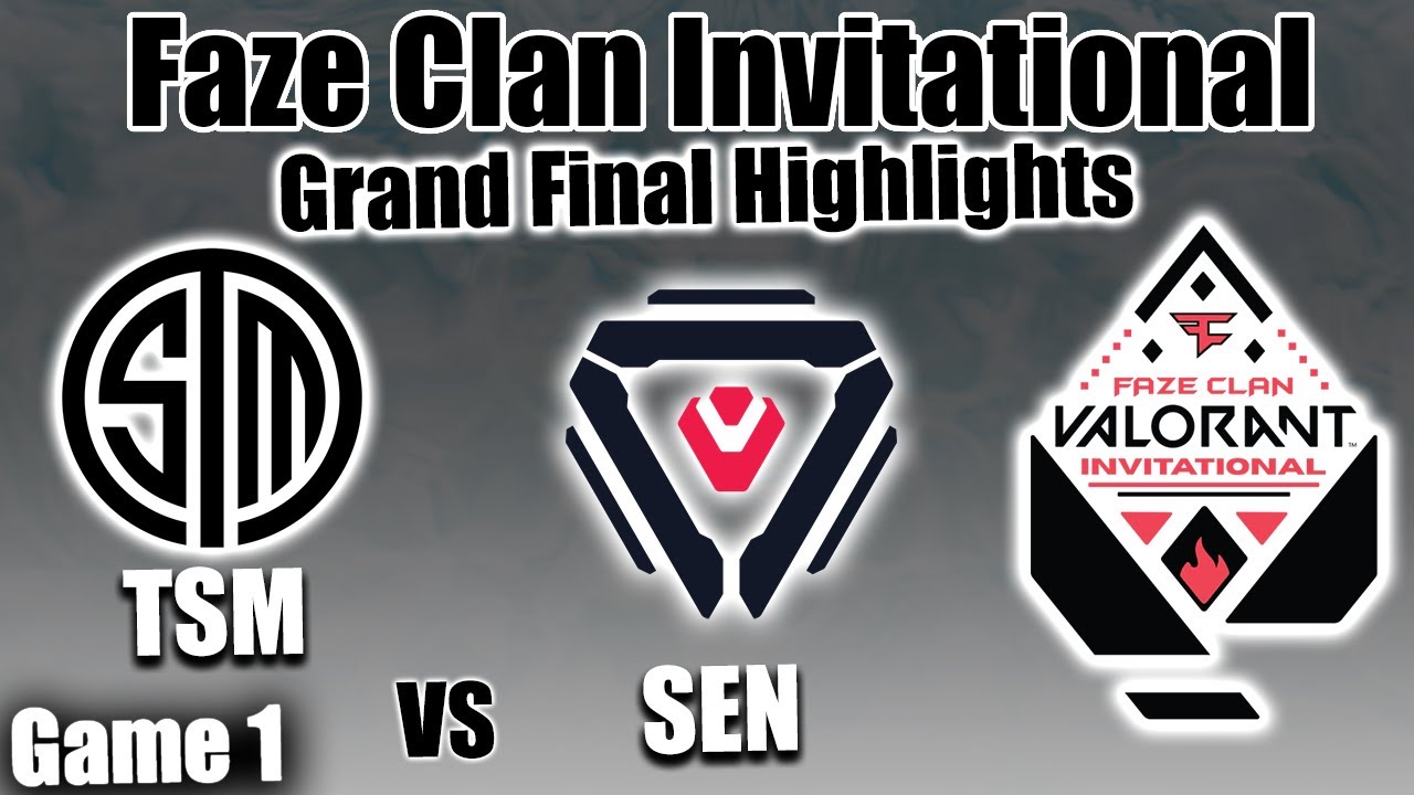 TSM vs Sentinels Game 1 HIGHLIGHTS - Grand Finals | FaZe Clan Valorant ...
