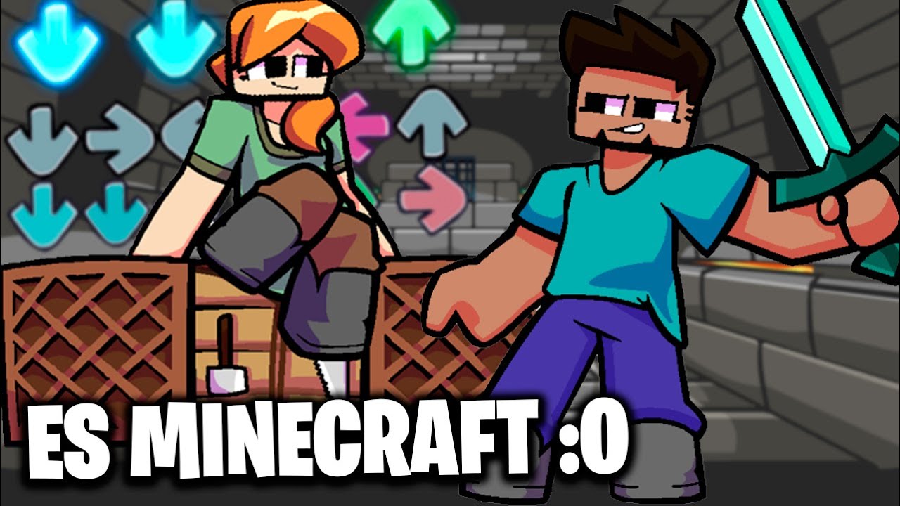 ESTE MOD de FNF lo vuelve MINECRAFT :o - YouTube