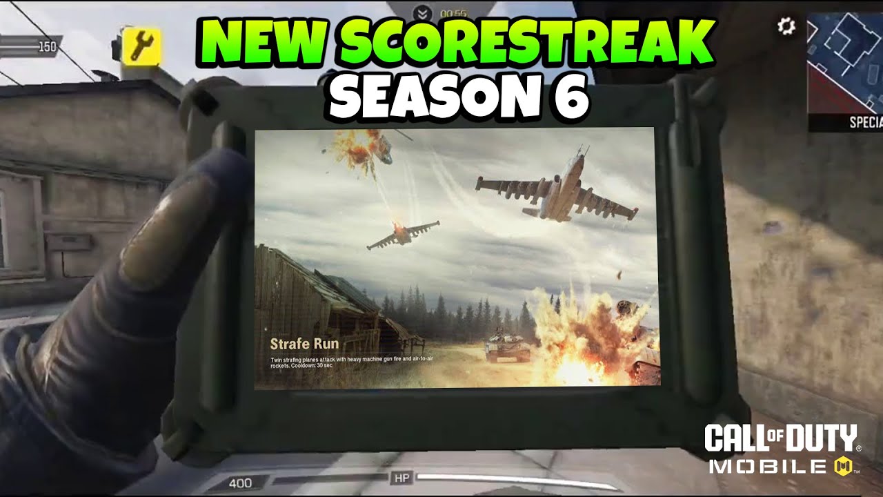 Strafe Run - New Score Streak Gameplay in Season 6 COD Mobile - CODM ...