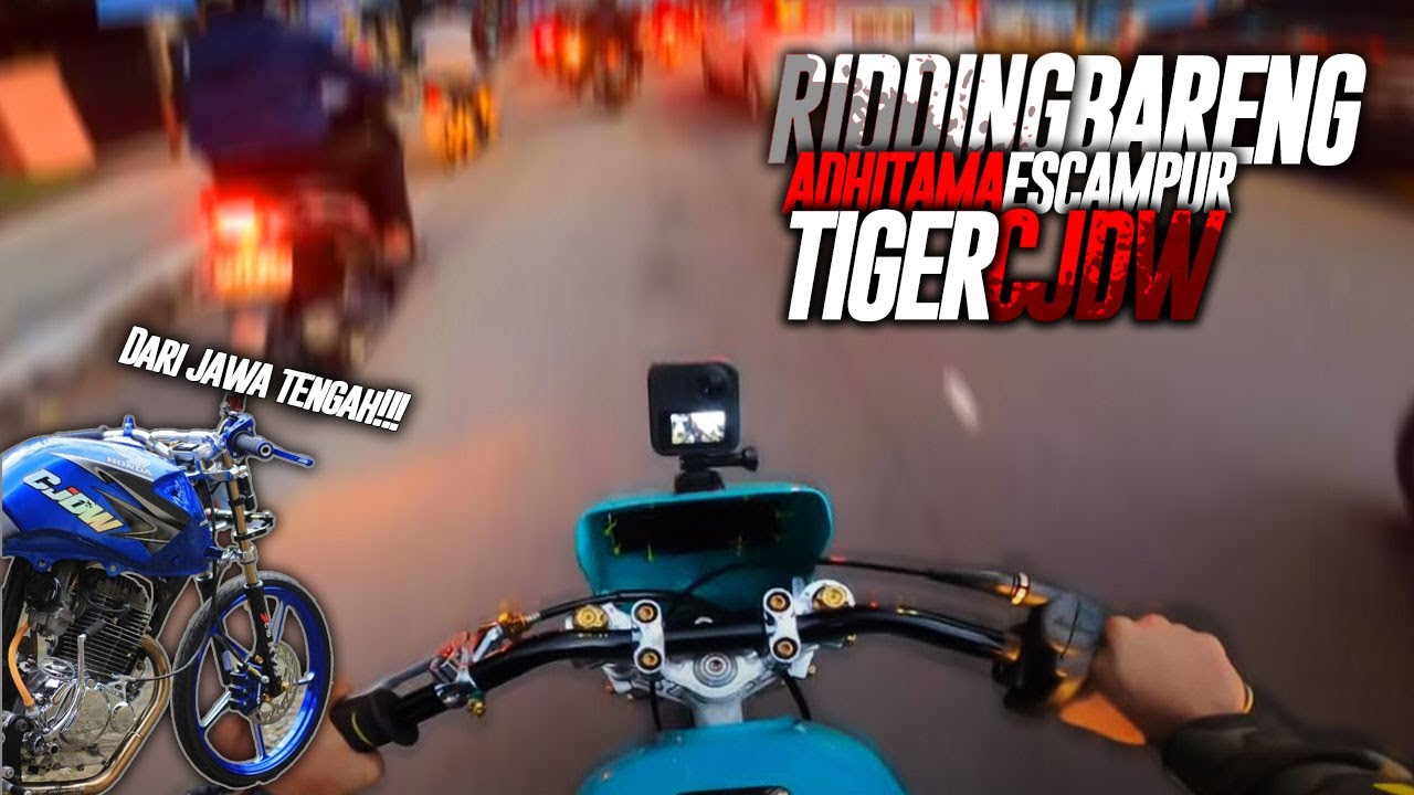 NYORIDE BARENG TIGER “CJDW” FT. ADHITAMAESCAMPUR DI J-TEAM ‼️ - YouTube