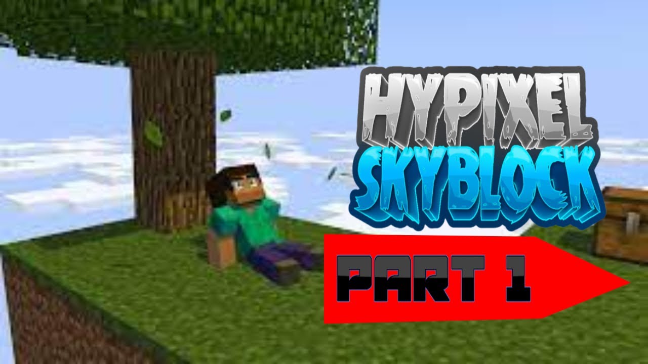 minecraft hypixel skyblock island part 1 || ytggaming - YouTube