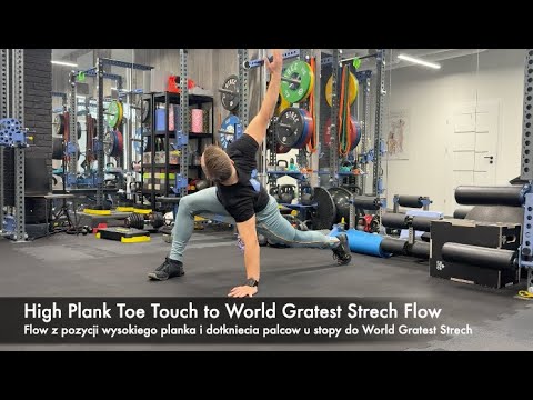 High Plank Toe Touch to WGS Flow - YouTube