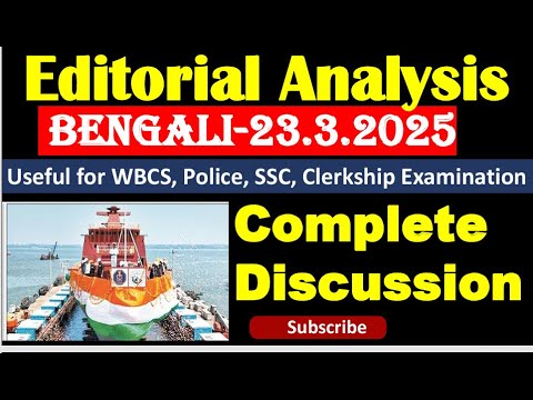 Daily current affairs analysis.Descriptive News editorial complete ...