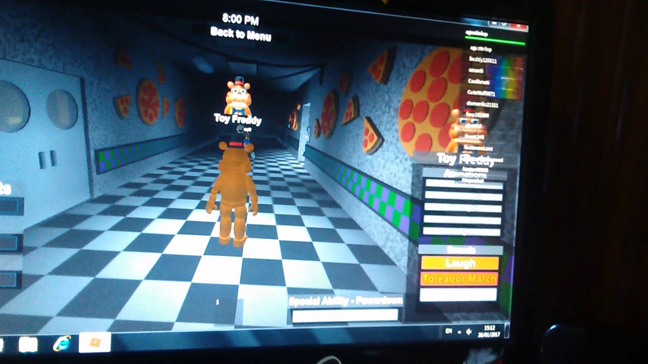 Roblox fiv nat ats fredi's mecanica de toi fredi - YouTube