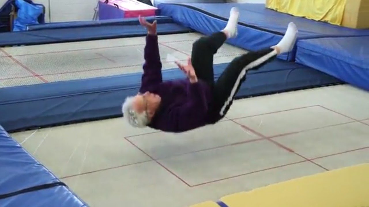 A 95-year-old man shares his tricks to safe falling - YouTube