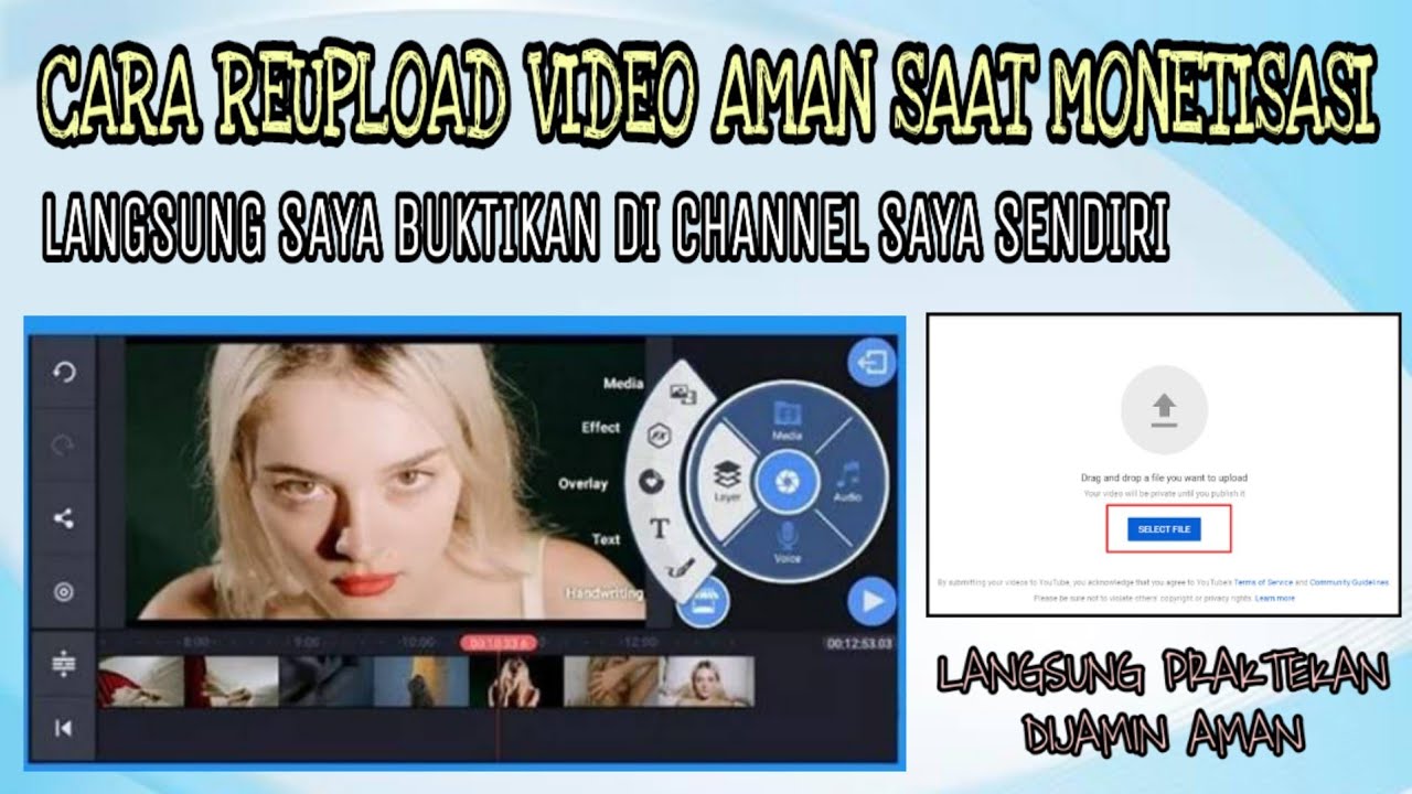 Jangan langsung reupload ️begini cara amannya - YouTube