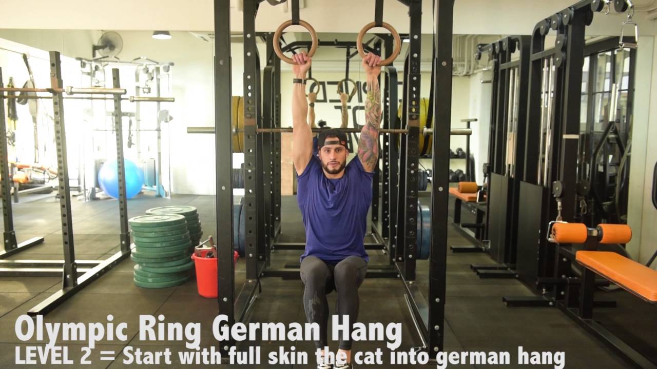 Shoulders Series - Olympic ring german hang - YouTube