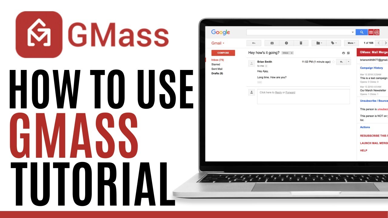 Gmass Tutorial For Beginners | How to Send Emails with Gmass 2025 - YouTube