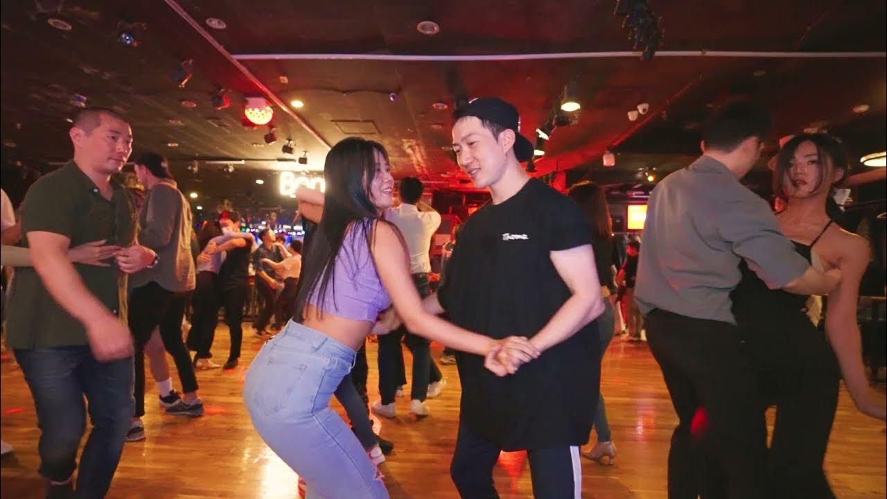 바차타소셜 | 가츠(바시온) & 쏜주 Bachata Social - 홍대클럽 보니따 - YouTube