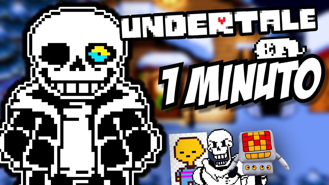UNDERTALE en ̶1̶ ̶m̶i̶n̶u̶t̶o̶ (2 minutos y 59 segundos) - YouTube