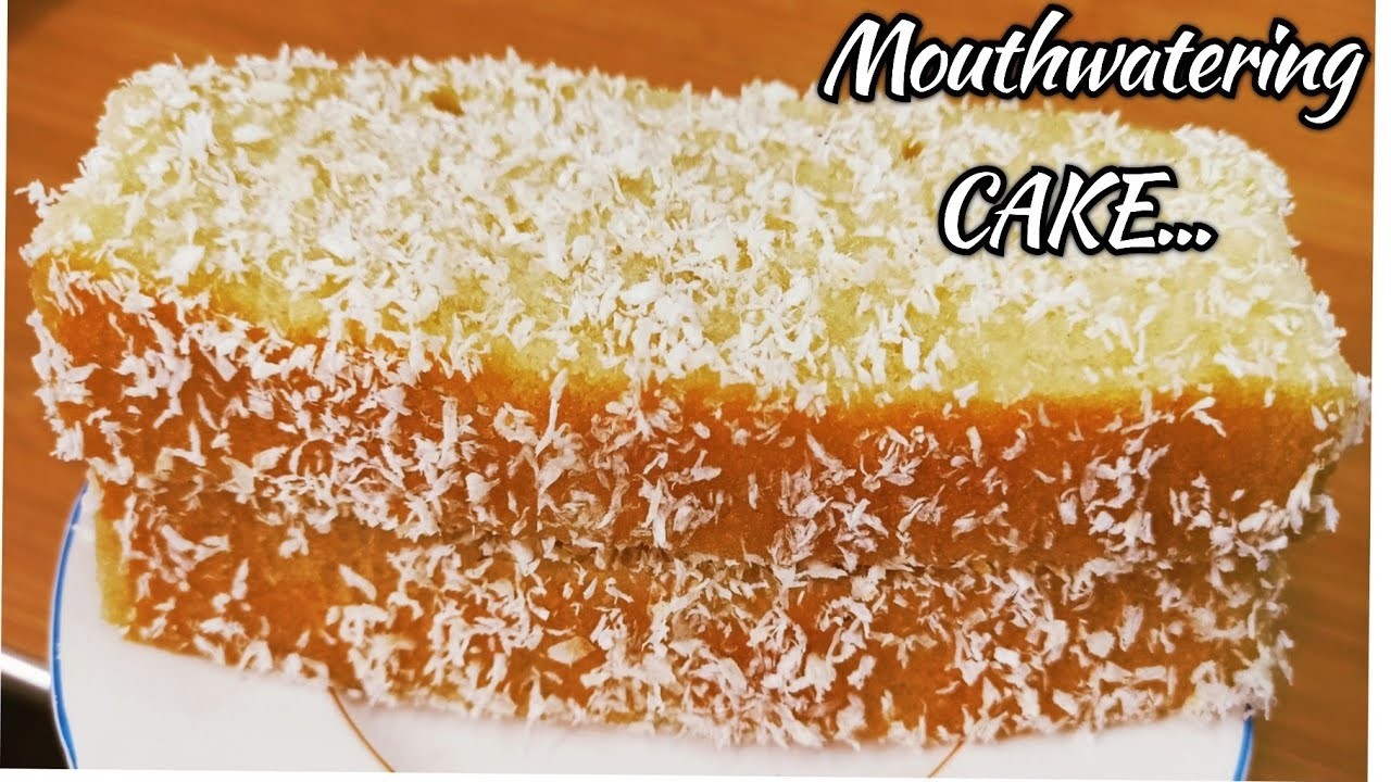 Without Oven Coconut Cake 😍 | Coconut Cake in Blender by Food Amalgam ...