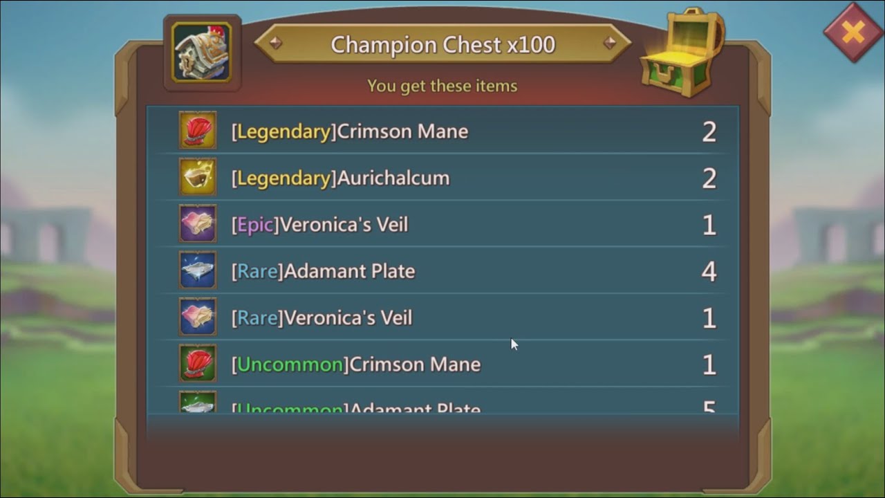 Lords Mobile Buying Packs and Opening 6000+ Champion Box's - YouTube