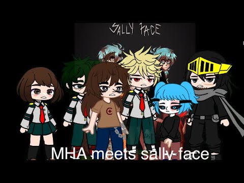 Sally face and Larry meet MHA/gacha club - YouTube