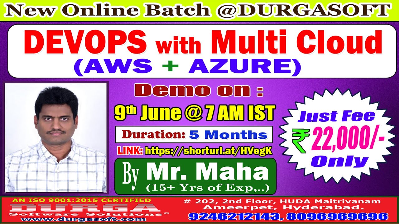 DEVOPS with Multi Cloud Online Training @ DURGASOFT - YouTube