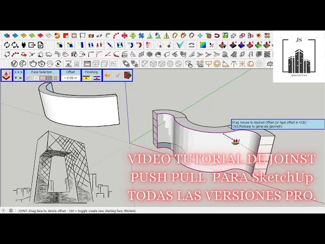 Join Push Pull Plugin Para Sketchup Youtube
