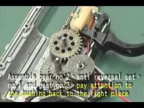 ICS MP5 Airsoft gun gearbox - YouTube