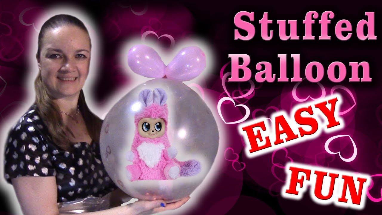 How to make your own stuffed balloon without a tool. Blowing balloons ...