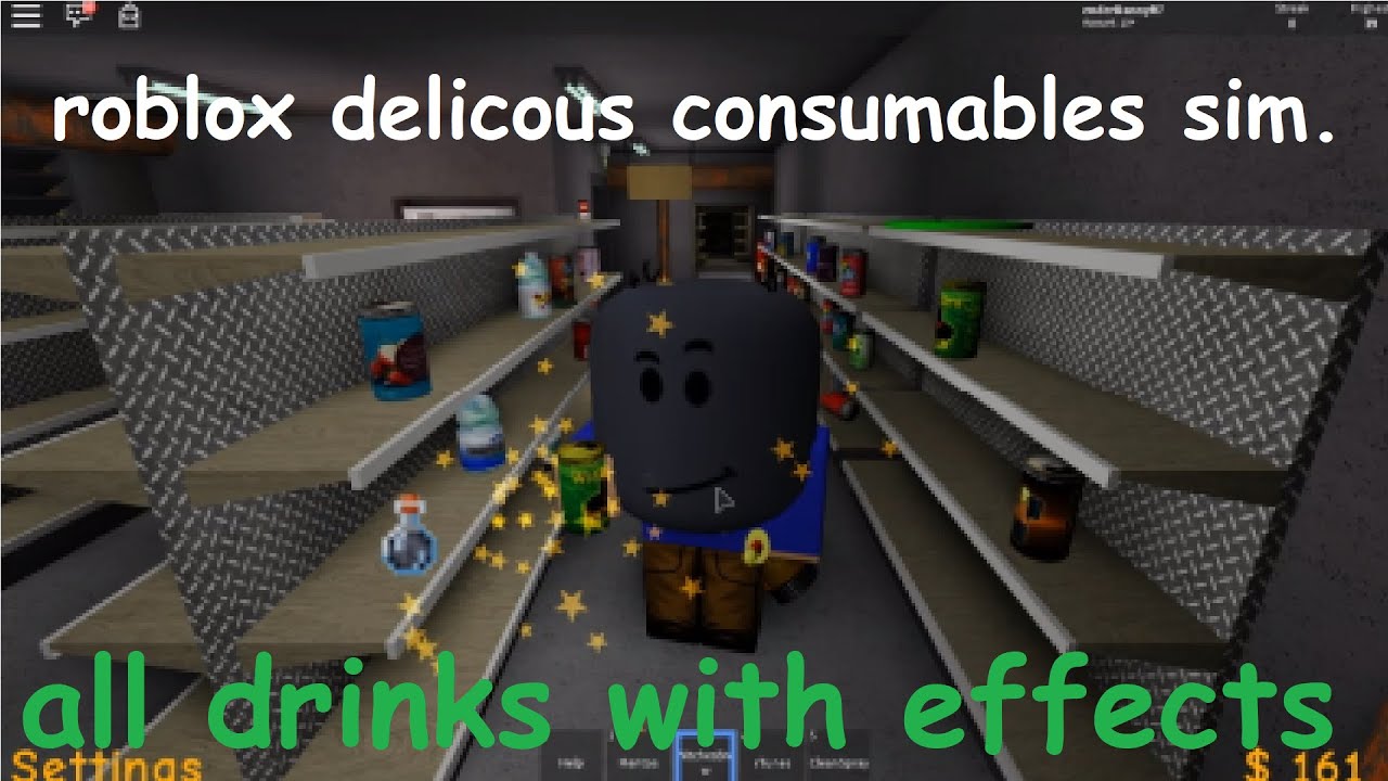 Roblox Delicious Consumables Sim. | All Drink Effects - YouTube