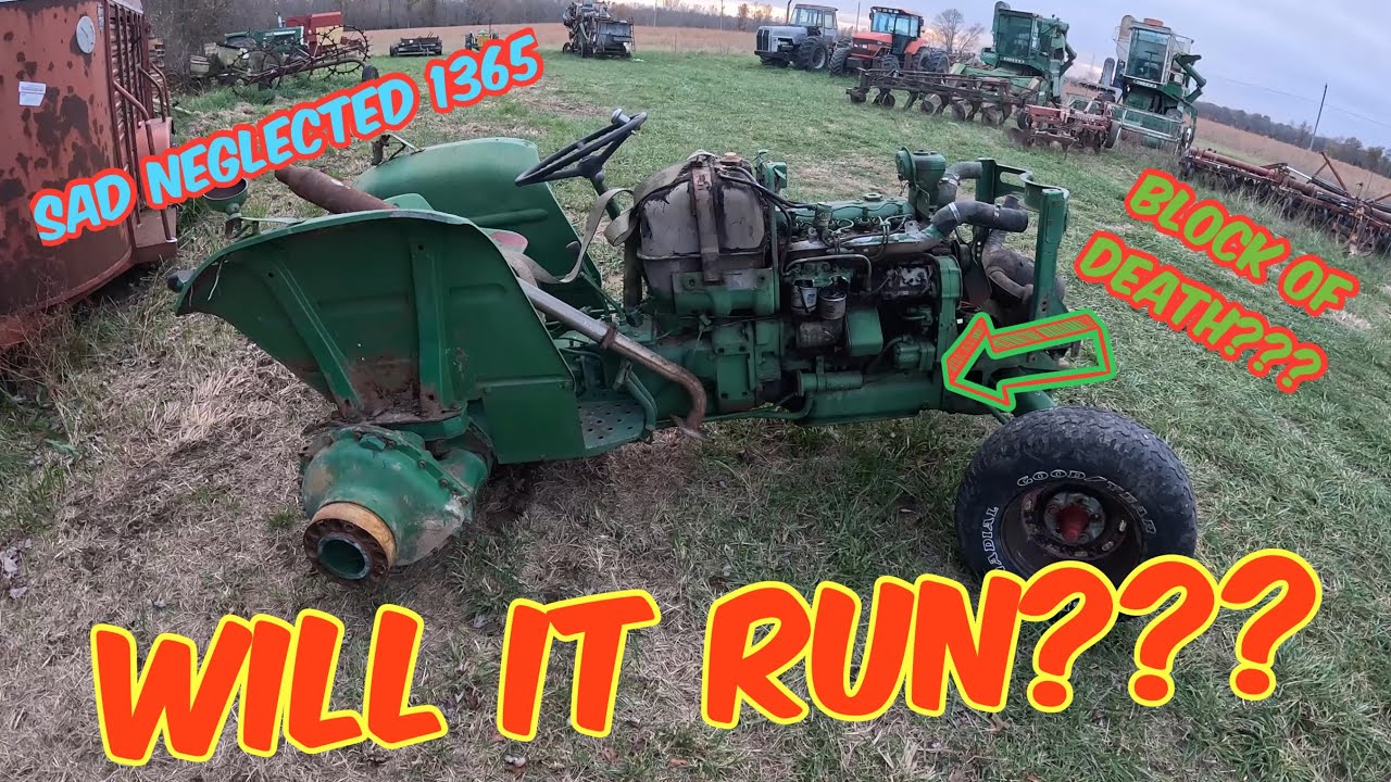 SAD NEGLECTED Oliver 1365 WILL IT RUN??? - YouTube