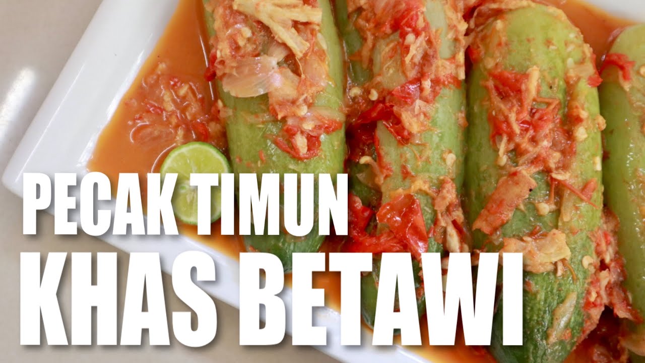 Nikmatnya.. Masakan Betawi Yang Sudah Langka - Resep Pecak Timun Khas ...