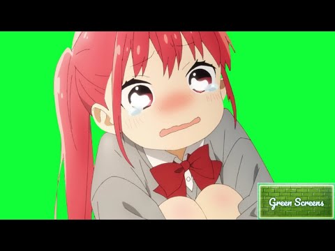 Remi Ayasaka Cute Cry - (Horimiya) | Anime Green Screen Effects | Green background | Green Screens