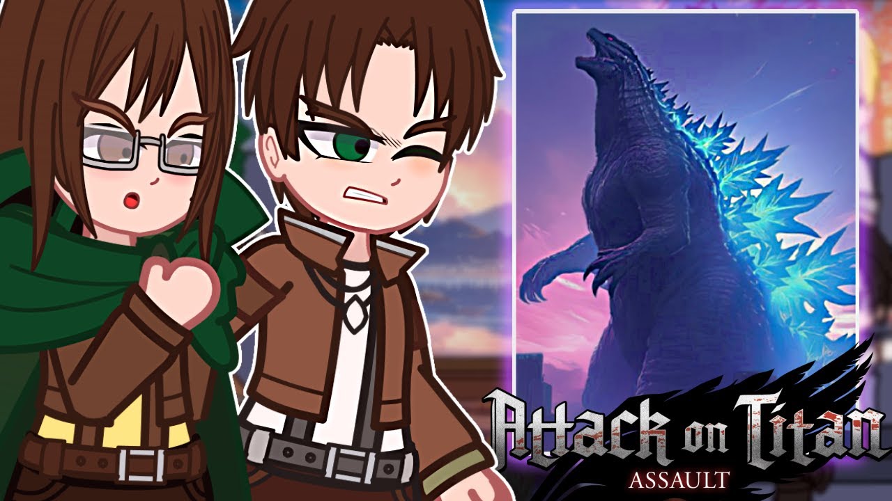 Attack On Titan React to Godzilla || AOT React || Gacha React - TikTok ...