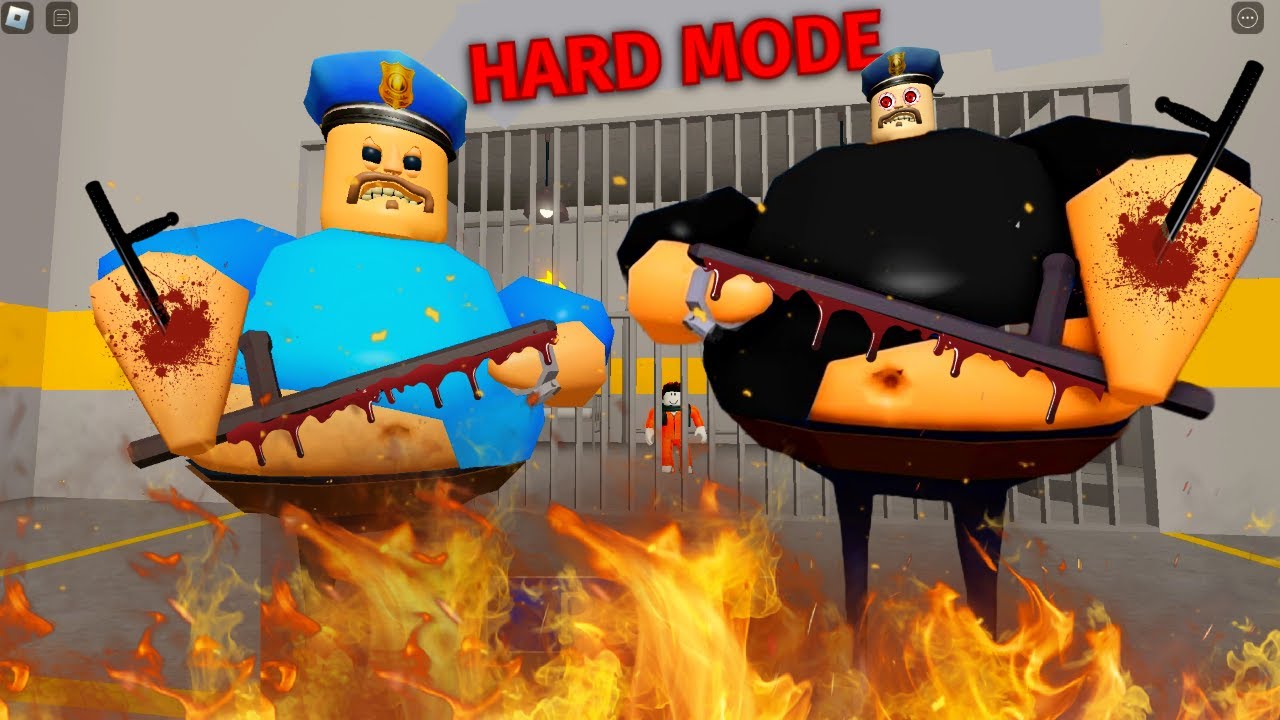ROBLOX Barry's Prison Run [HARD MODE] Walkthrough! - YouTube