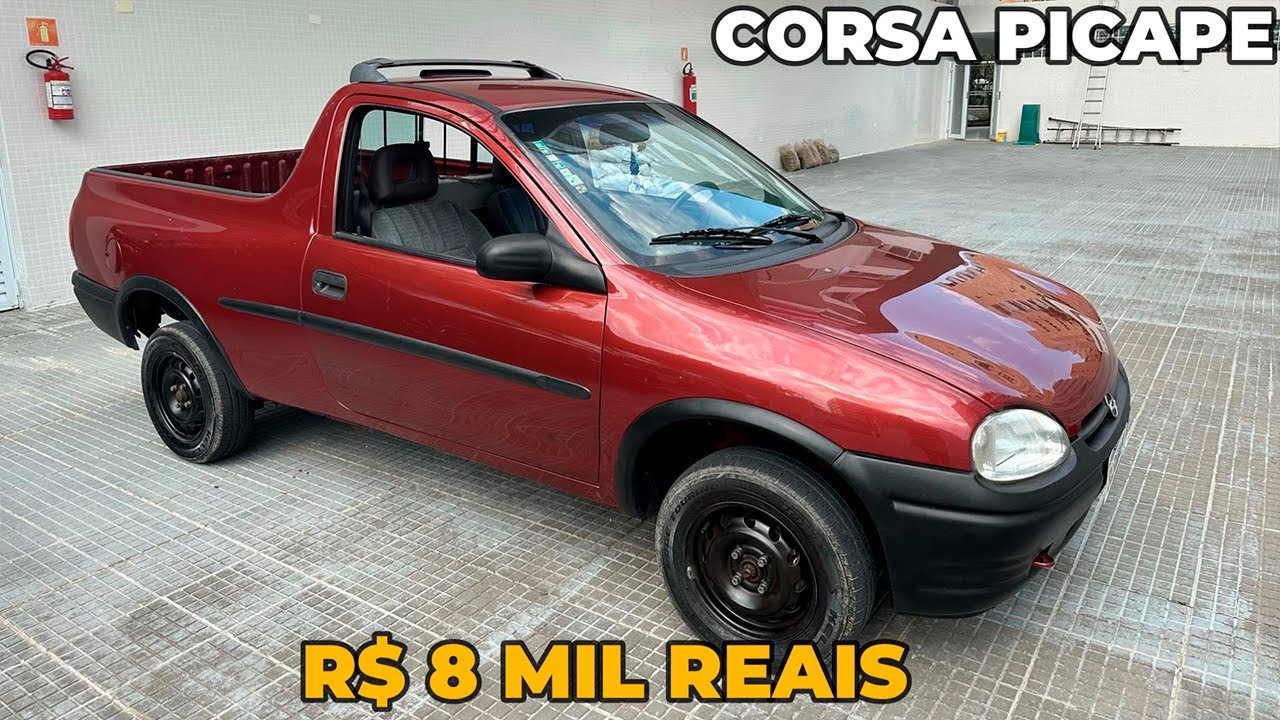 CHEVROLET CORSA PICAPE À VENDA POR APENAS 8 MIL REAIS - YouTube
