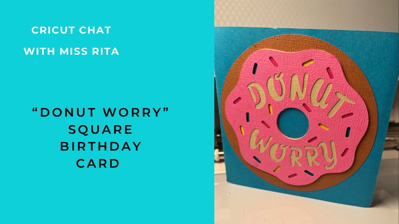 “Donut Worry” Square Birthday Card - YouTube