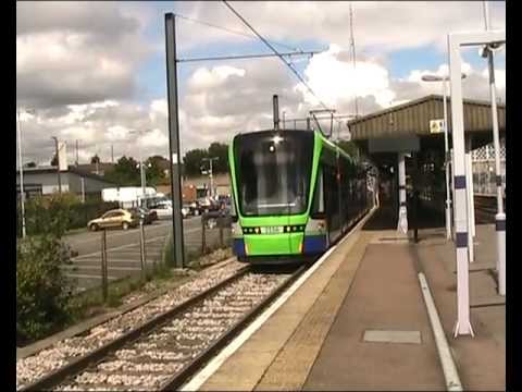 London Tramlink: Trams @ Elmers End Station 04-07-2012 - YouTube