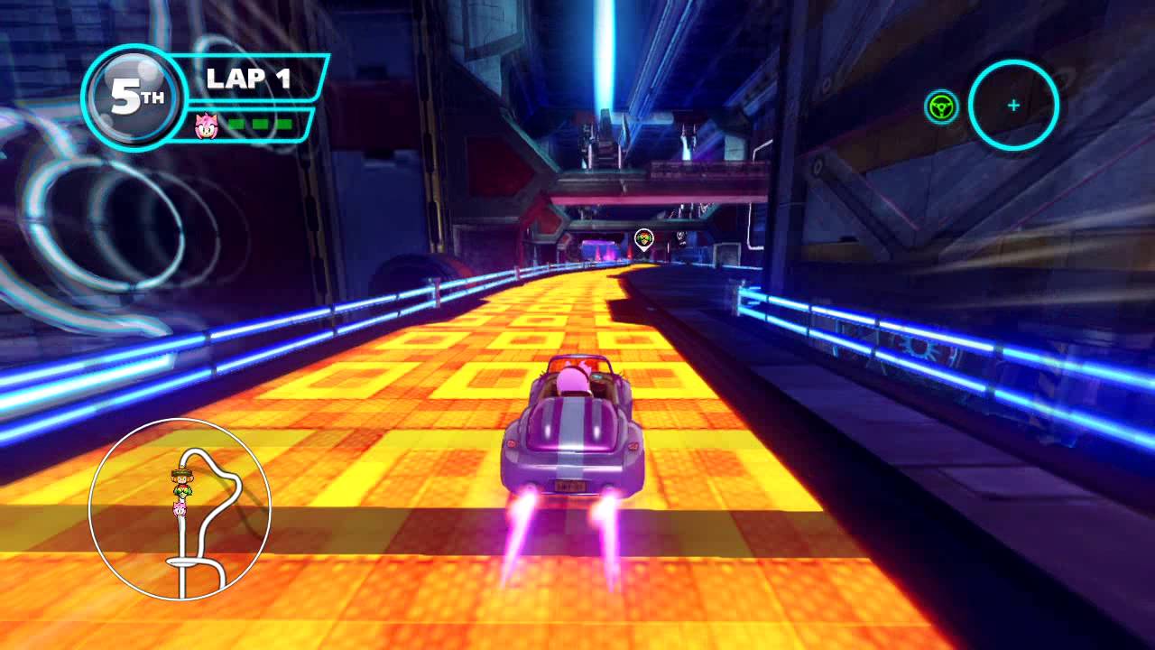 Sonic & All-Stars Racing Transformed - Amy gameplay - YouTube