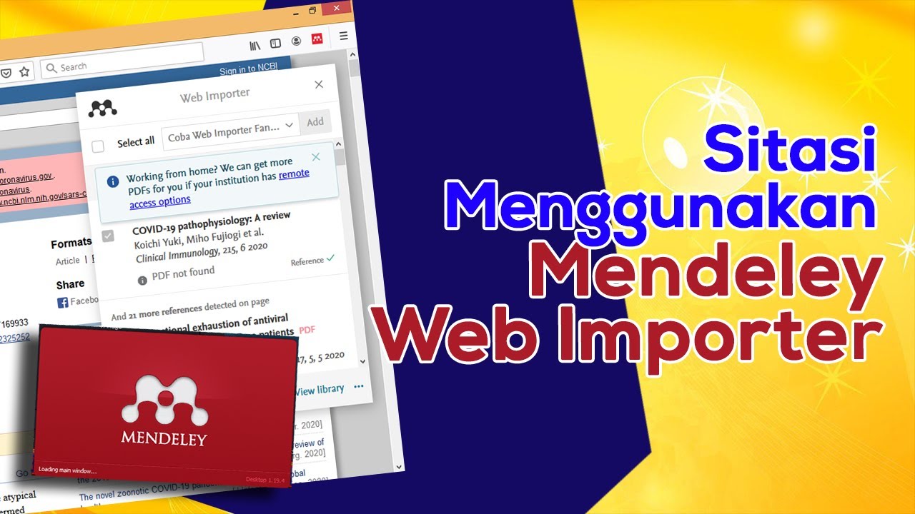 Cara Memasukkan Link Sitasi pakai Mendeley Web importer | Yunan NF ...