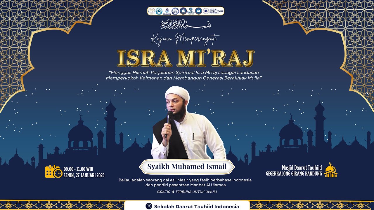 Kajian Spesial Isra Mi'raj | Syeikh Mohammad Ismail - YouTube