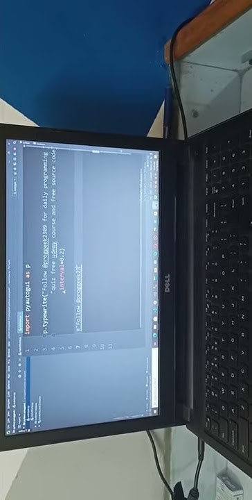 Auto Type using Python| PyAutoGUI | ProgGeek - YouTube