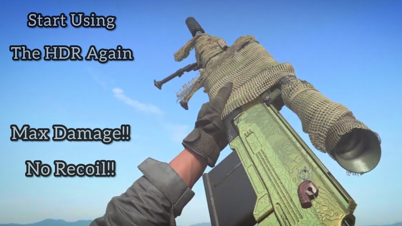 Call of Duty HDR Sniper, Max accuracy and Max Damage, Warzone - YouTube