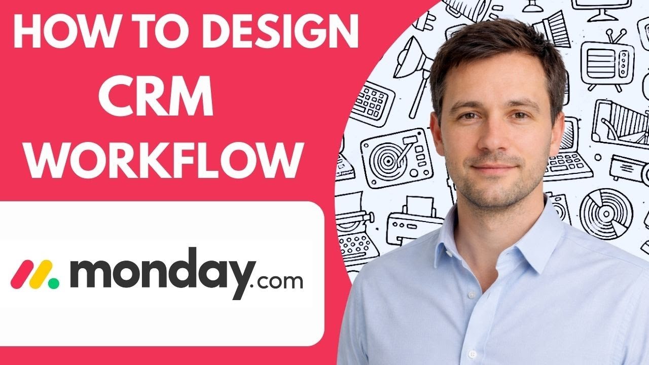 How to Design CRM Workflow in Monday com - YouTube