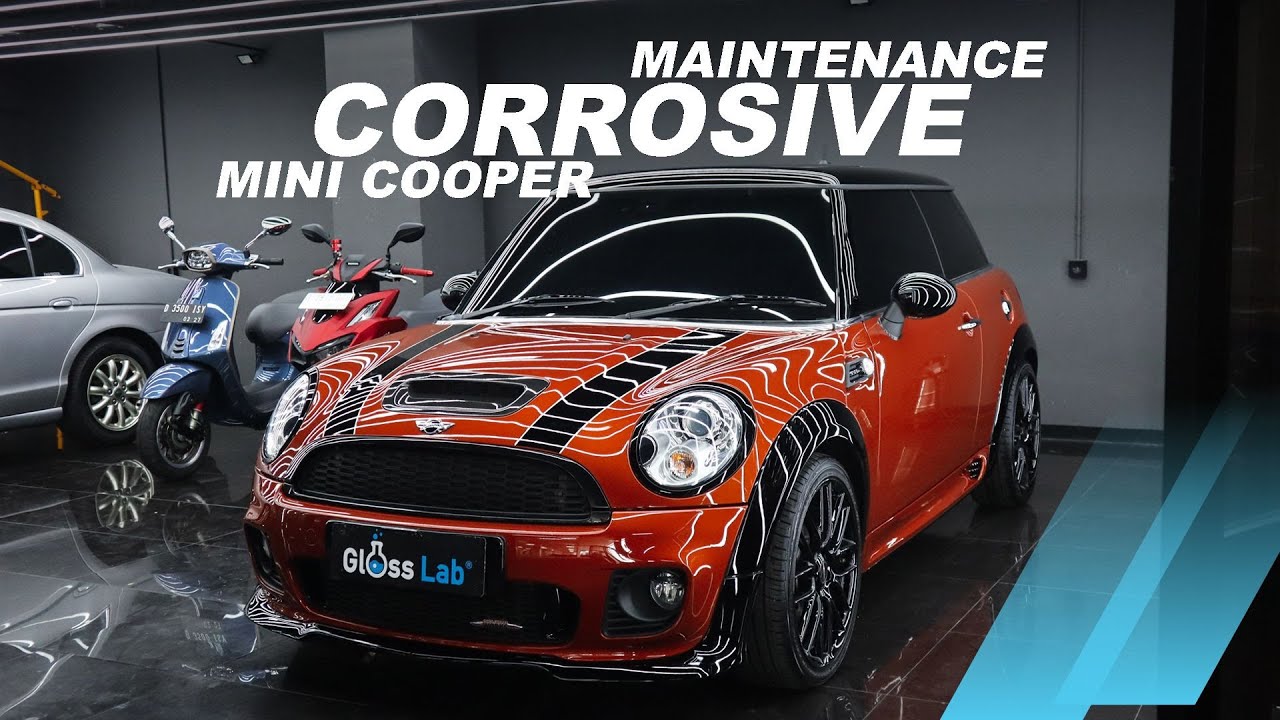 MINI COOPER MAINTENANCE CORROSIVE NANO CERAMIC BY GLOSSLAB - YouTube