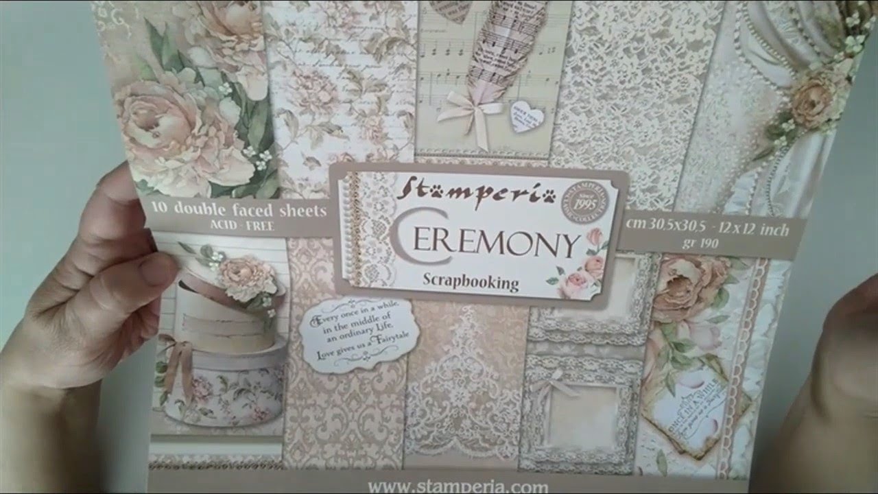 Présentation de la collection "Ceremony" de Stampéria - YouTube