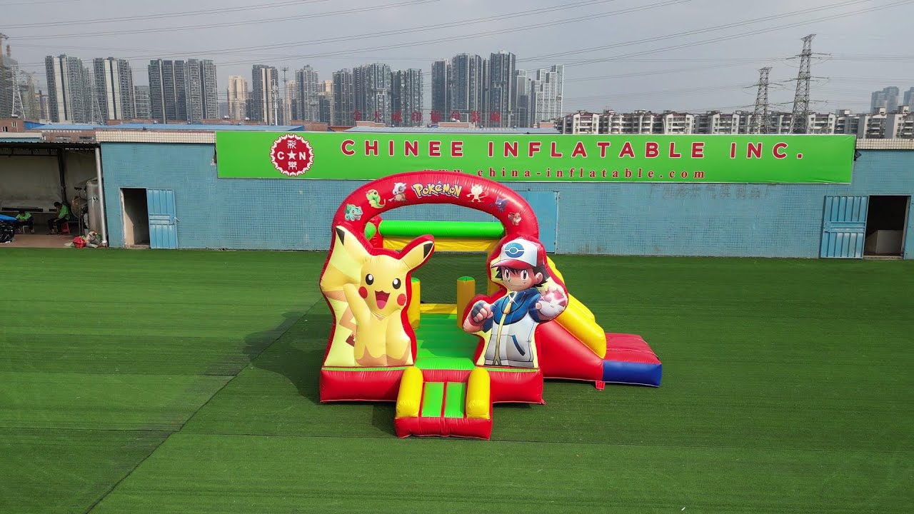 Jump into a Pokémon Adventure: Customizable Inflatable Bounce House! 🌟 ...