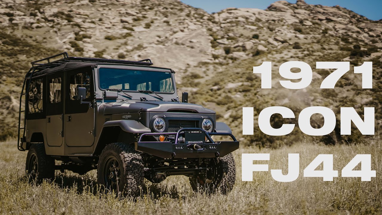 ICON FJ44 #147 Restored & Modified 1971 FJ40 Toyota Land Cruiser - YouTube
