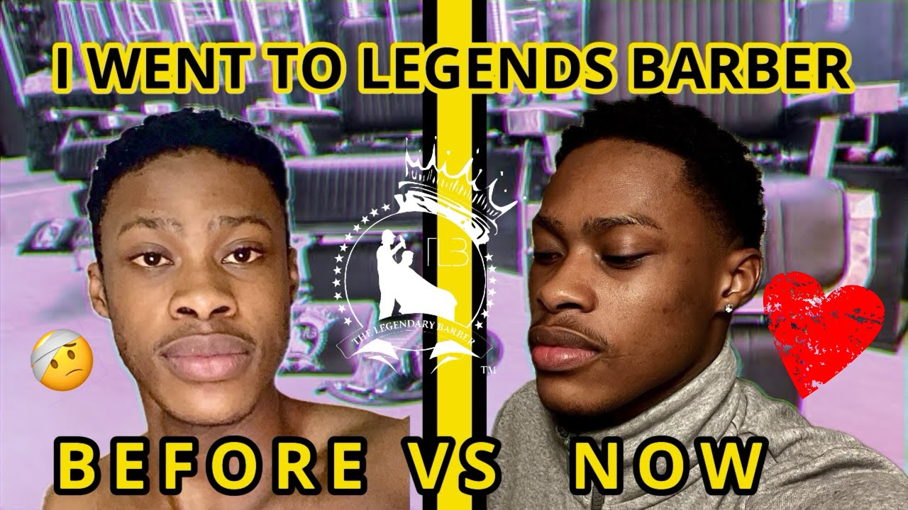 I WENT TO LEGENDS BARBER - YouTube