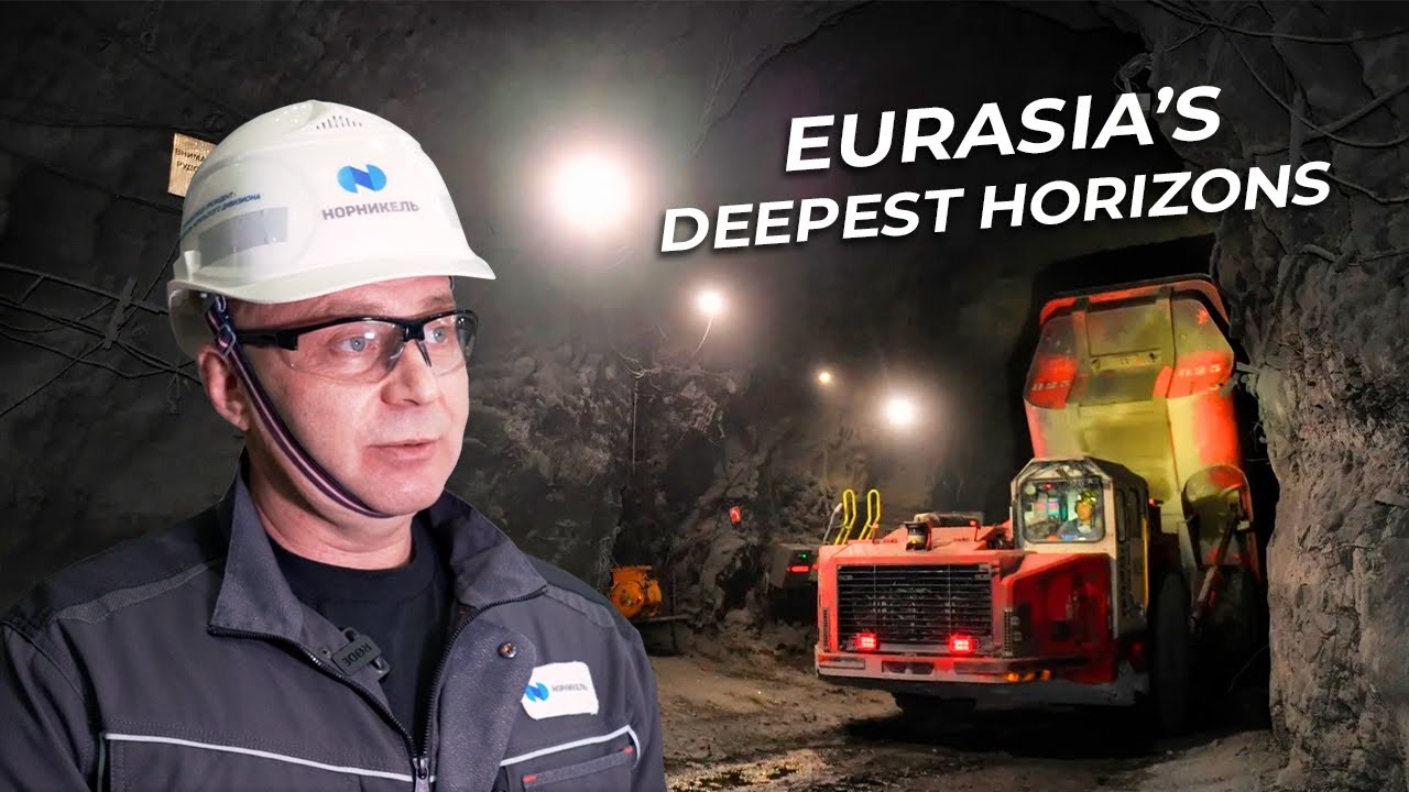 The deepest mine shafts in Eurasia plugged together - YouTube