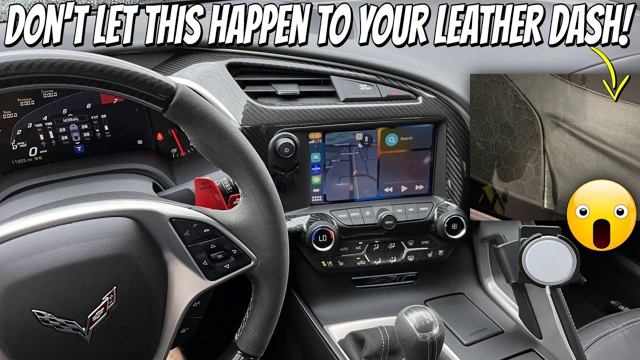 STOP C7 and C8 Corvette Leather Dashboard Damage! - YouTube
