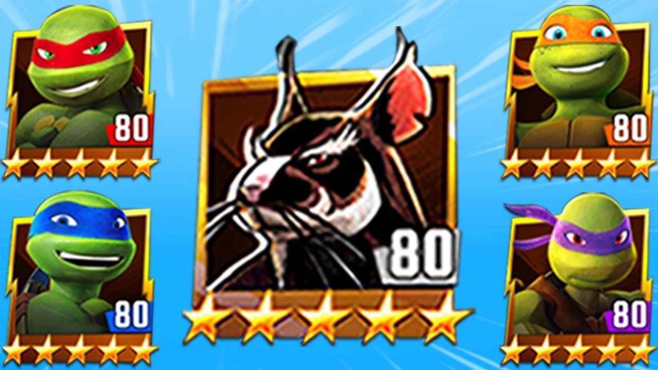 TMNT Legends Splinter, Raph, Leo, Donnie, Mikey - YouTube