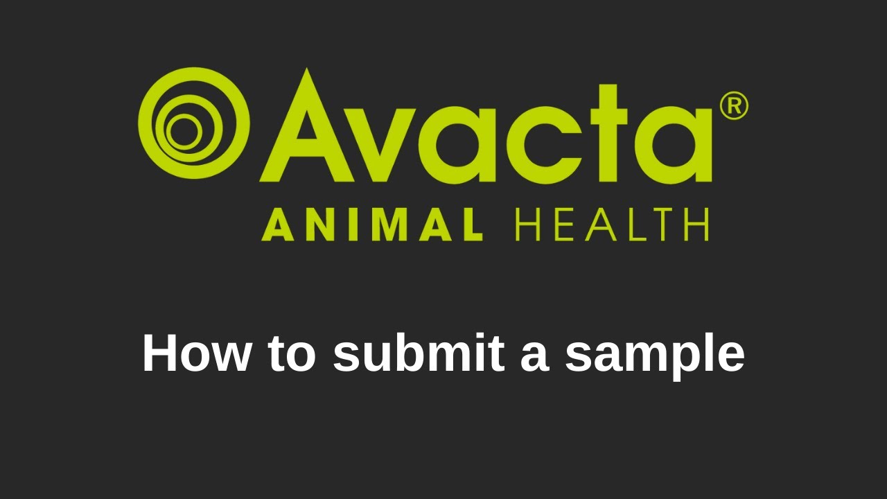 Avacta Animal Health - How to submit a sample for testing - YouTube