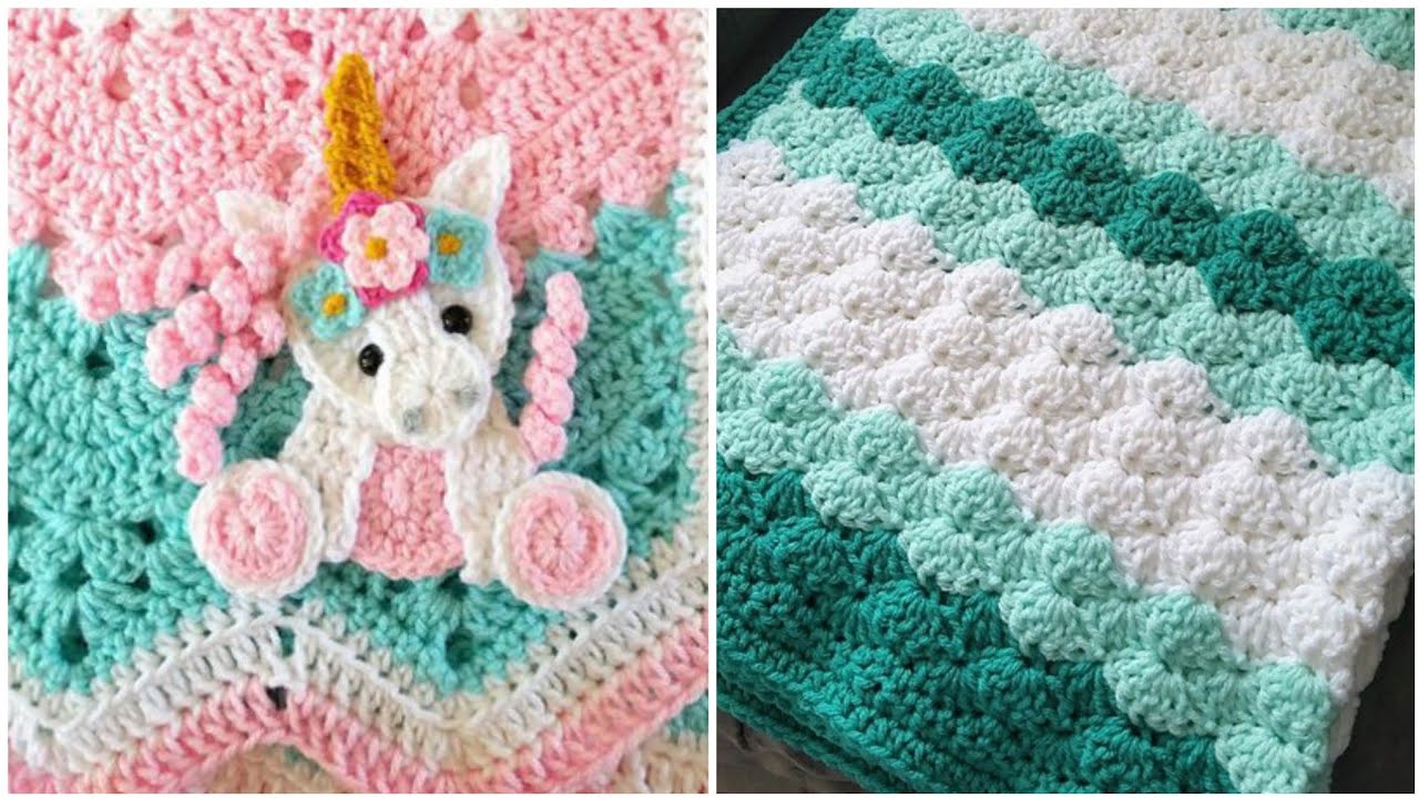 latest uploading ideas for babies of crochet blanket pattern - YouTube