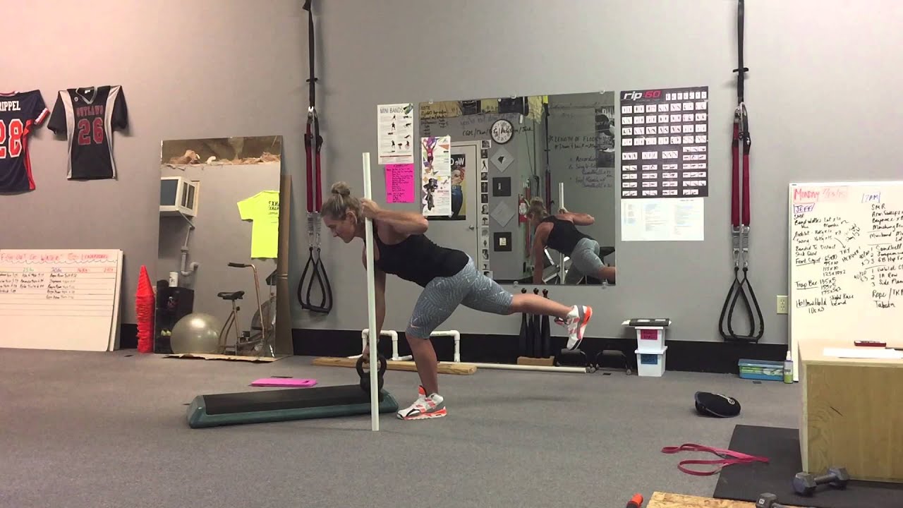 Kettlebell | Assisted Single-Leg Deadlift from Step - YouTube