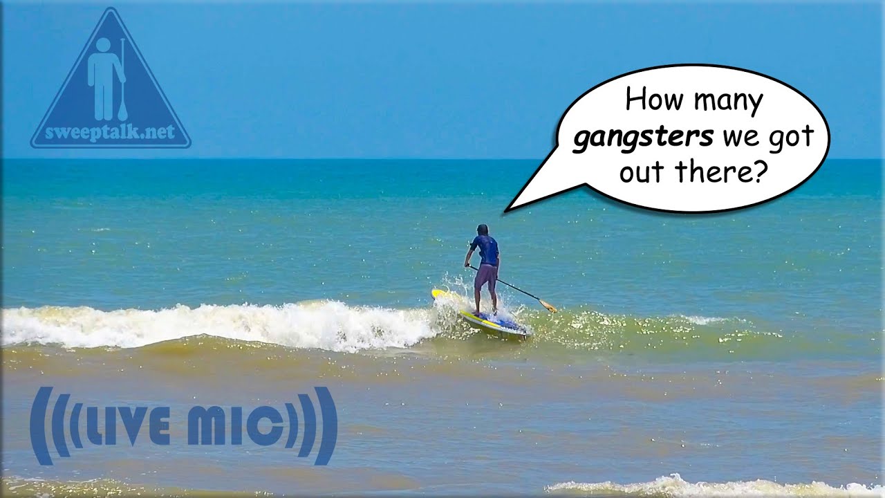 SUP Surfing and Singing the OLDEST O.G. Gangster Music (LIVE MIC SUP SURFING) | Sweep Talk 277 ...